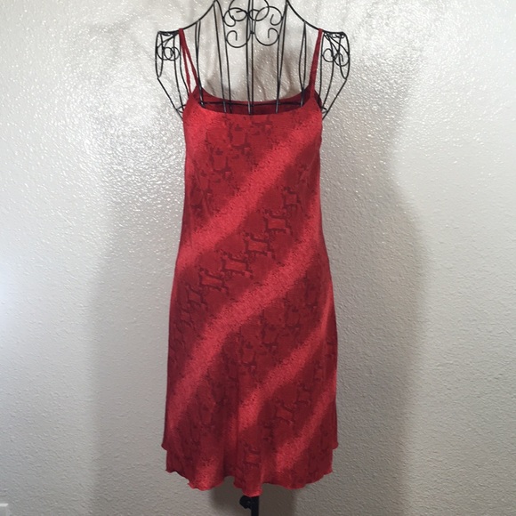 Vintage | Dresses | Vintage Snake Skin Pattern Dress | Poshmark